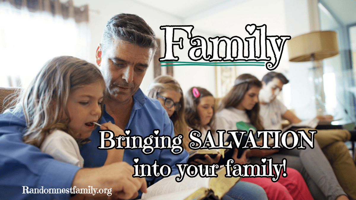 Focus On Your Family: Family Bible Study | Randomnestfamily